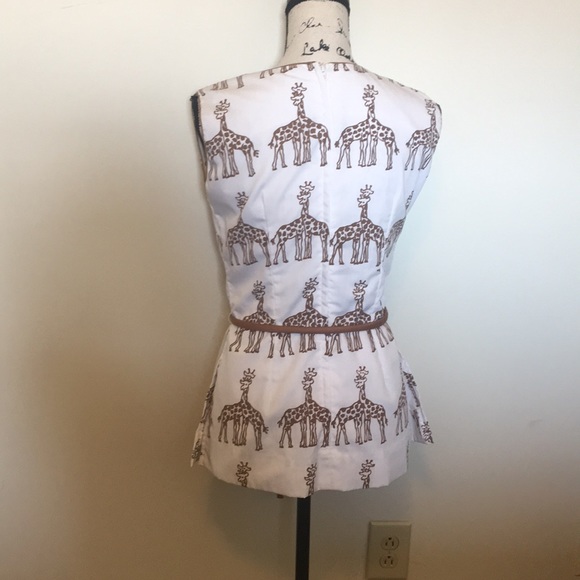 Vintage | Tops | Vintage Giraffe Blouse | Poshmark